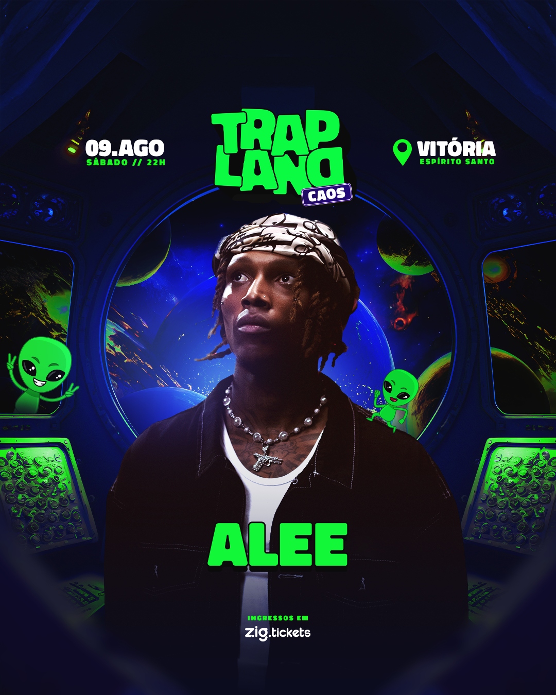 Trapland Caos - Alee em Vitória - Evento ON