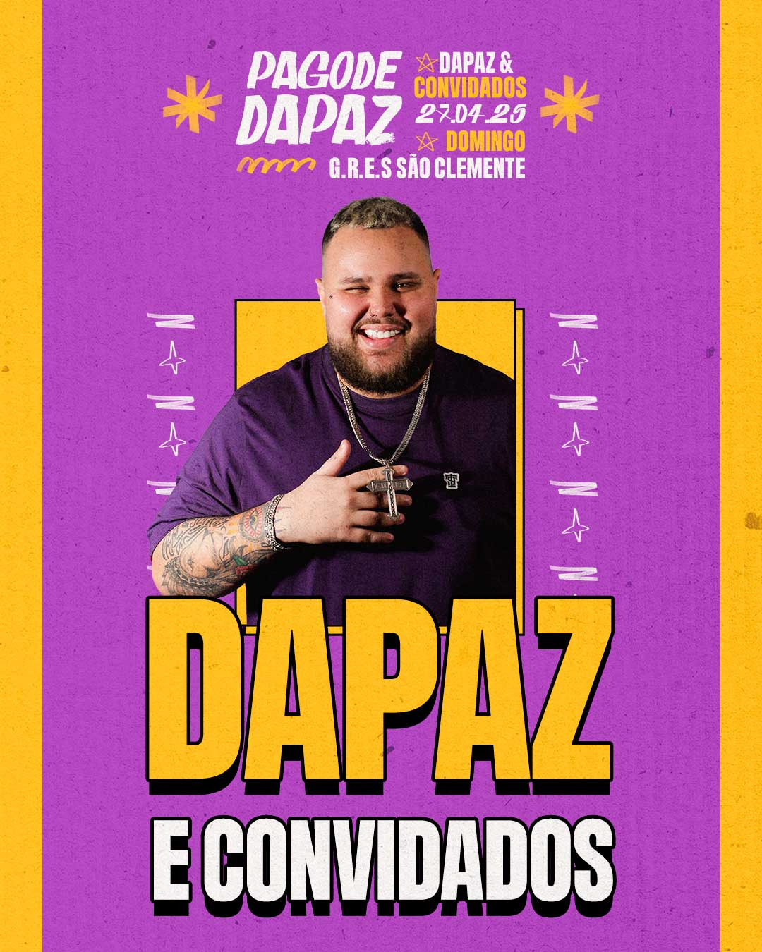 Compre ingressos para o Pagode DaPaz em Rio de Janeiro no dia 27 de ...